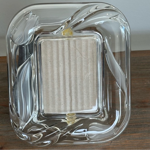 Mikasa | Accents | Vtg 7s Glass Picture Frame With Tulipssmall Size ...